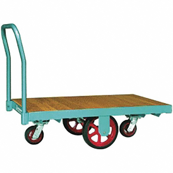 Hamilton - Platform Truck: Hardwood, 17" High, 60" Long, | MSC Direct