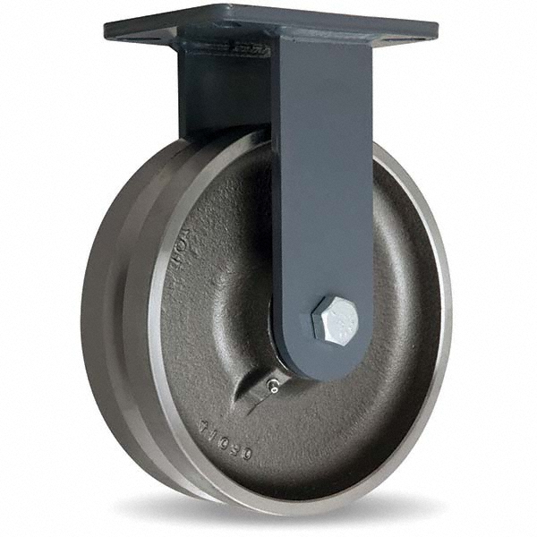 Hamilton - V Groove Caster: 10" Wheel Dia, 2" Wheel Width, 4,500 lb ...