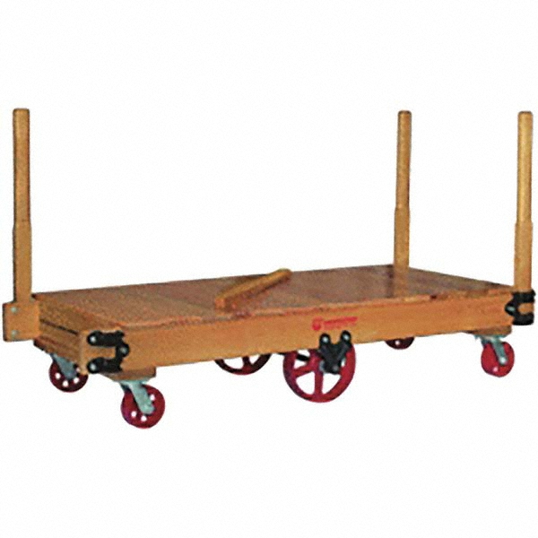 Hamilton - Platform Truck: Hardwood, 18-1/4" High, 60" Long, | MSC Direct