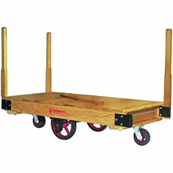 Hamilton - Platform Truck: Hardwood, 14-1/4" High, 48" Long, | MSC Direct