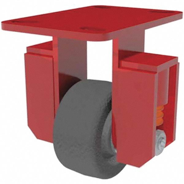 Hamilton - Rigid Top Plate Caster: Phenolic, 4" Wheel Dia, 2" Wheel ...