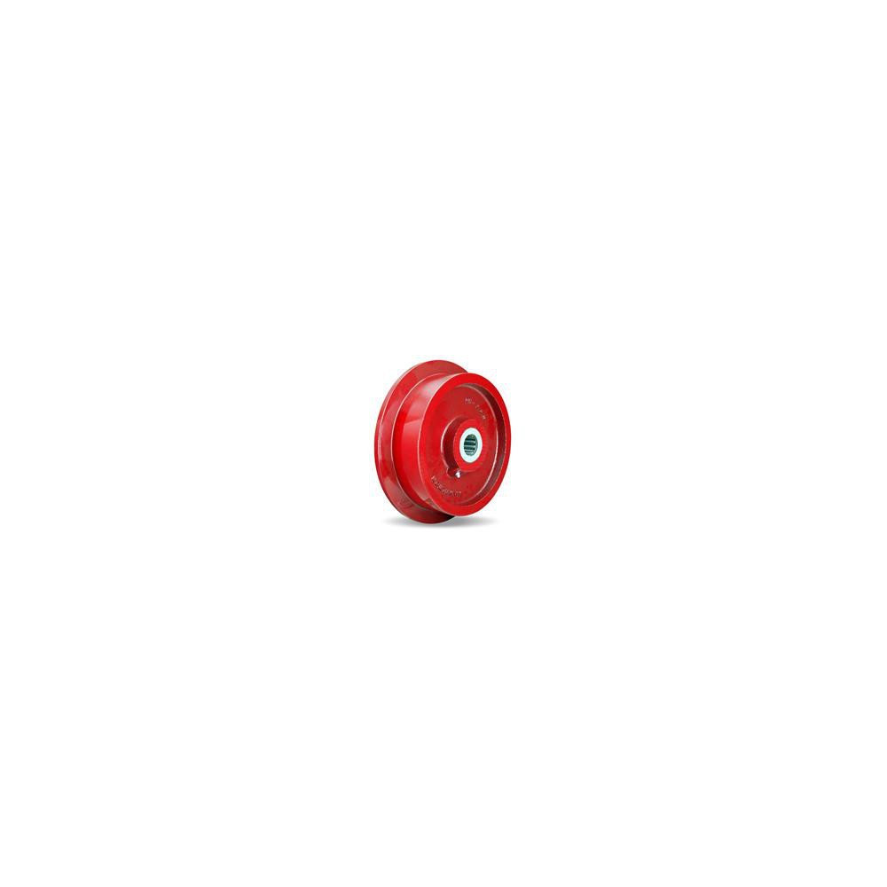 Hamilton - Track Wheel Caster Wheel: Cast Iron, 12" Dia, 3-3/4" Wide, 1 ...