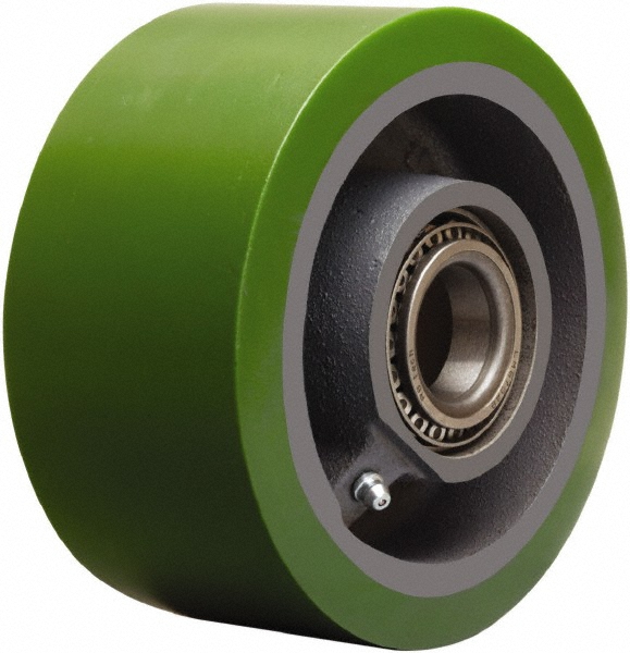 Hamilton - Caster Wheel: Polyurethane on Cast Iron, 6" Dia, 3" Wide, 1 ...
