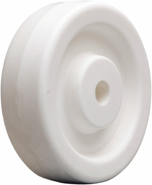 Hamilton - Caster Wheel: Polyolefin, 5" Dia, 1-1/2" Wide, 1/2" Axle ...