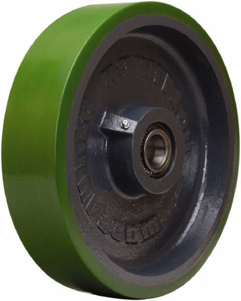Hamilton - Caster Wheel: Polyurethane on Cast Iron, 12" Dia, 3" Wide, 3 ...