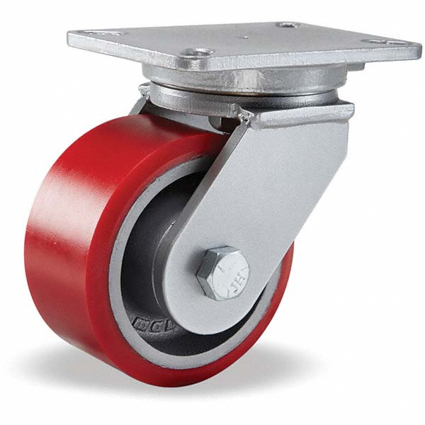 Hamilton - Swivel Top Plate Caster: Polyurethane Mold on to Cast Iron ...