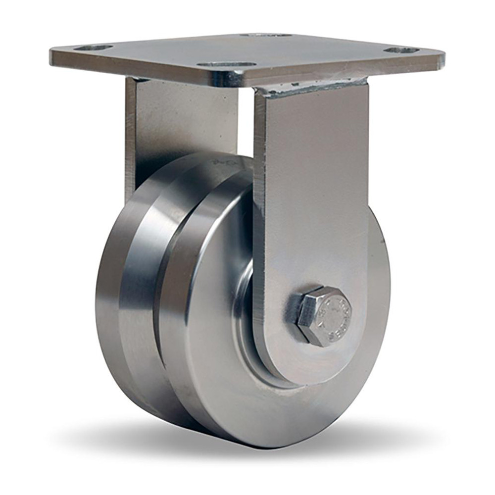 Hamilton - V Groove Caster: 4" Wheel Dia, 2" Wheel Width, 850 lb ...