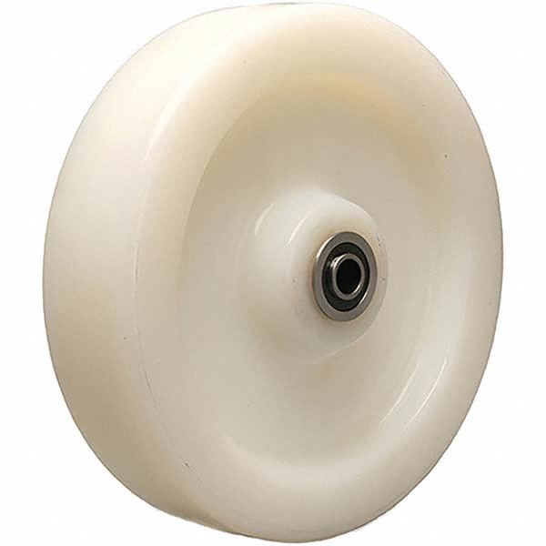 Hamilton - Caster Wheel: Nylon, 8" Dia, 2" Wide, 1/2" Axle | MSC Direct