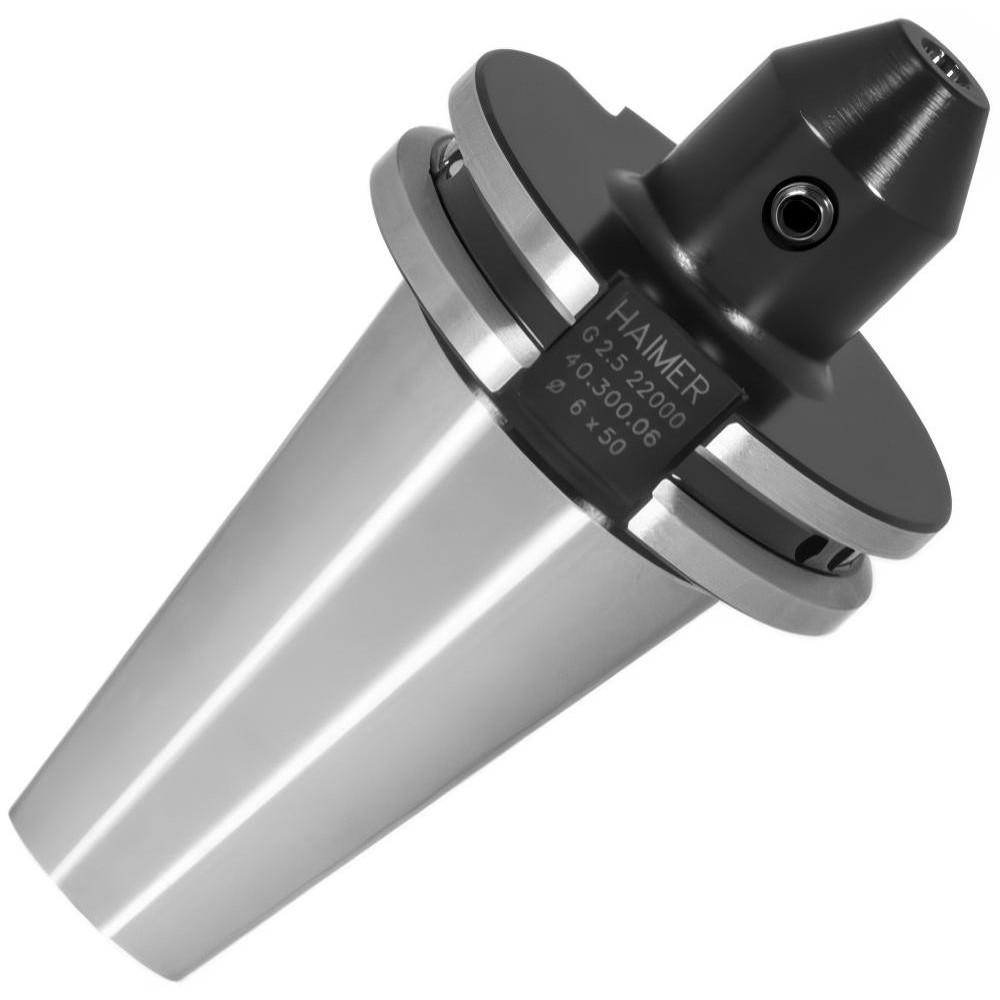 HAIMER - End Mill Holder: SK40 Taper, Taper Shank, 18.00 mm Hole Dia ...