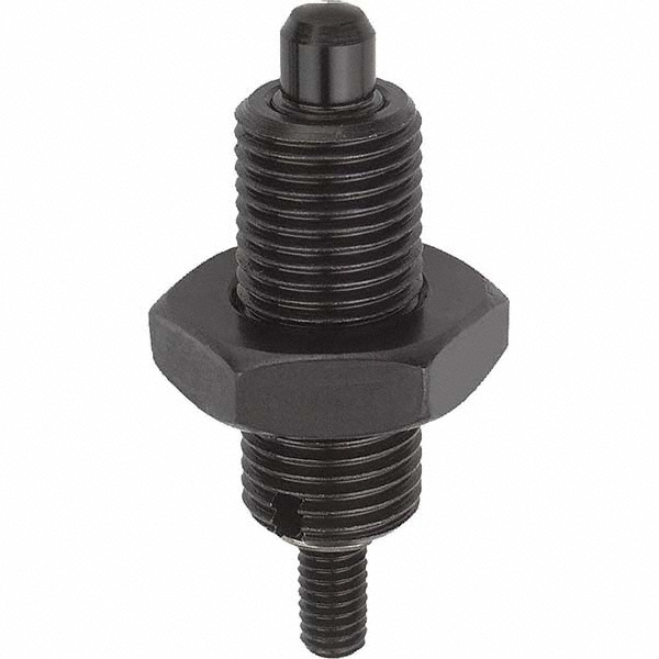 KIPP - 5/8-11, 36mm Thread Length, 8mm Plunger Dia, Hardened Locking ...