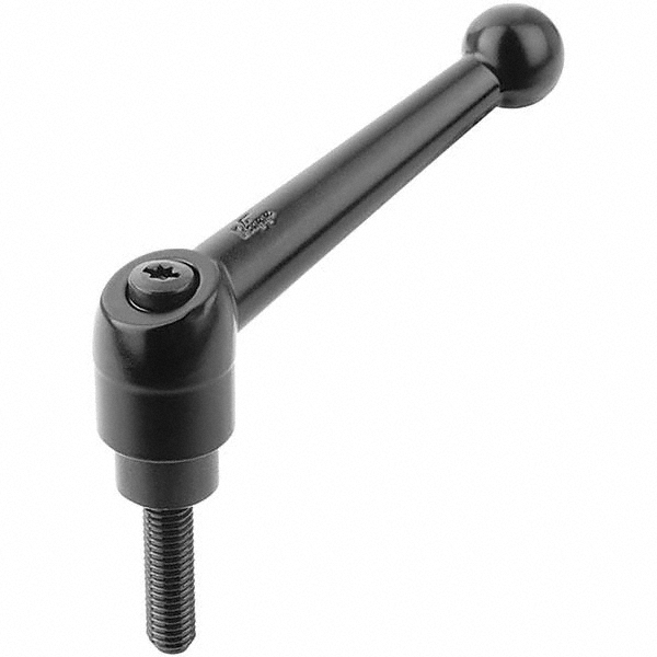 KIPP - Adjustable Clamping Handle: Adjustable, M10x1.5 Thread, Die Cast ...