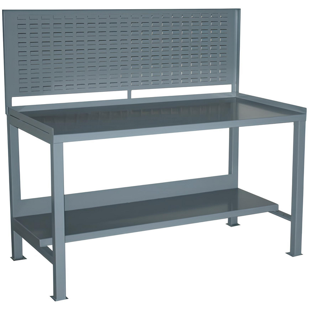 Jamco - Heavy-Duty Work Bench: 72" Wide, 36" Deep, 53" High, Powder ...