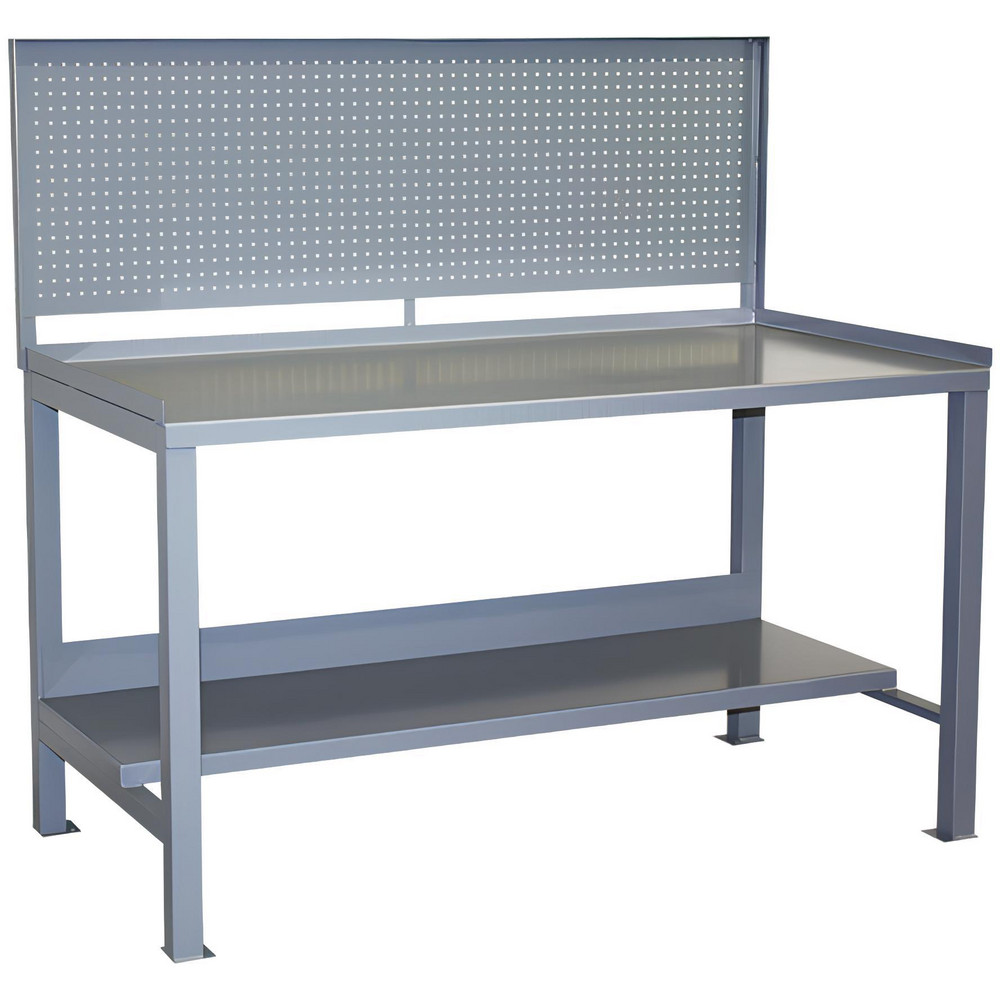 Jamco - Heavy-Duty Work Bench: 72" Wide, 36" Deep, 53" High, Powder ...