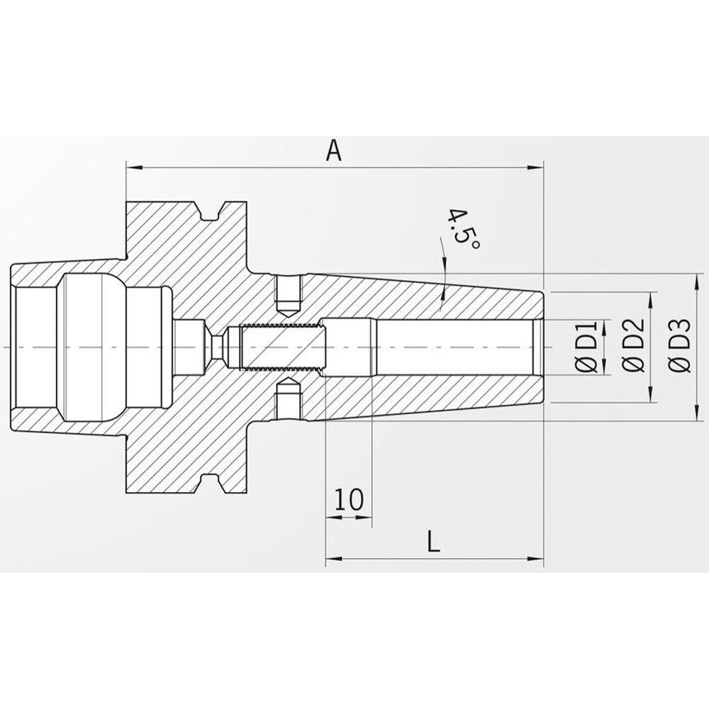 HAIMER - Shrink-Fit Tool Holder & Adapter: HSK63F Taper Shank, 0.315 ...
