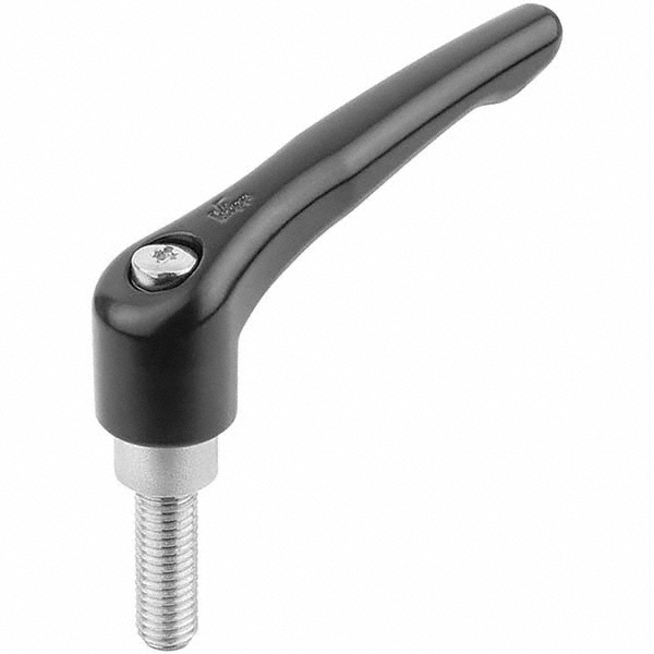 KIPP - Adjustable Clamping Handle: Adjustable, M10x1.5 Thread, Die Cast ...