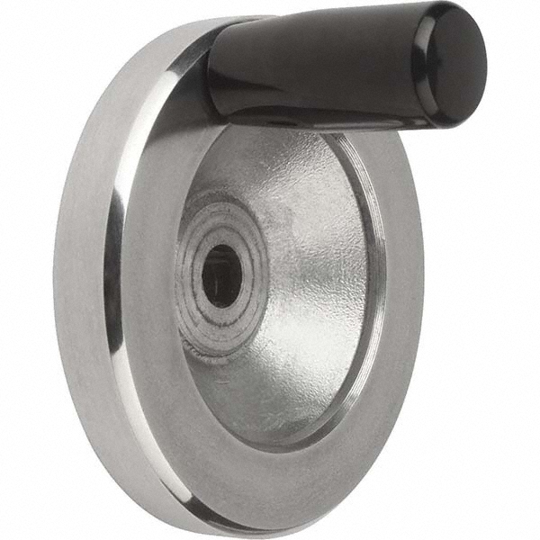 KIPP - 160mm Diameter Solid Handwheel with Handle | MSC Direct