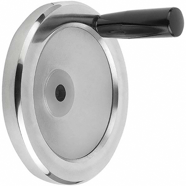 KIPP - 140mm Dia Solid Handwheel with Handle | MSC Direct