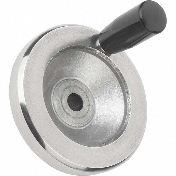 KIPP - 250mm Diameter Solid Handwheel with Handle | MSC Direct