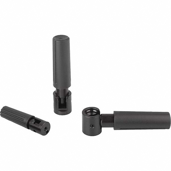 KIPP - 1/4-20 Threaded Stem, Revolving (Folding) Handwheel & Machine ...
