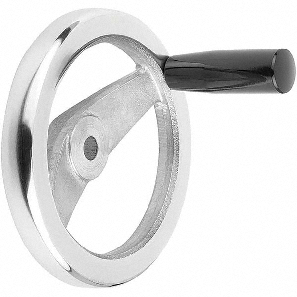 KIPP - Spoked Handwheel: Solid Handle, Black Oxide & Polished Finish ...