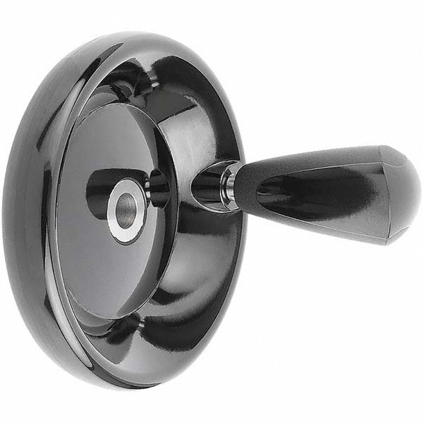 KIPP - 160mm Diameter Solid Handwheel with Handle | MSC Direct