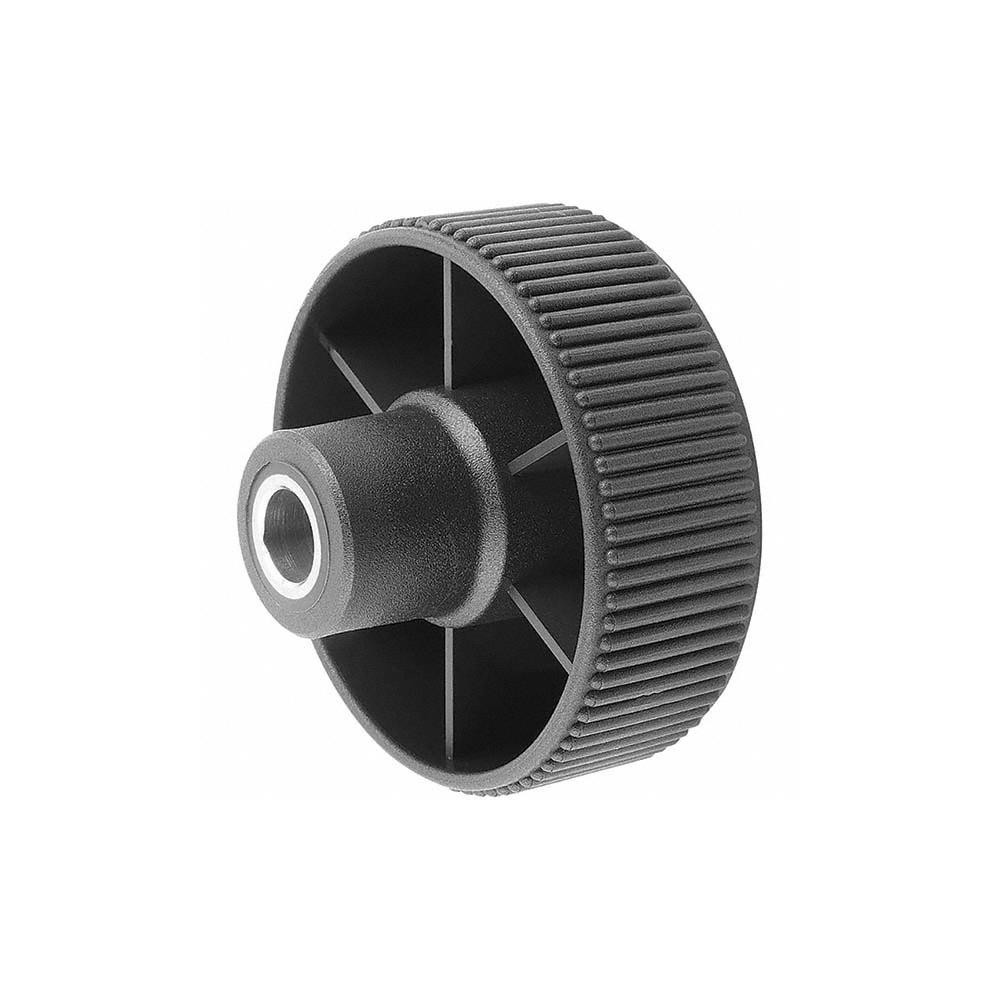 KIPP - 14mm Hole, 63mm Diam Knurled Knob | MSC Direct
