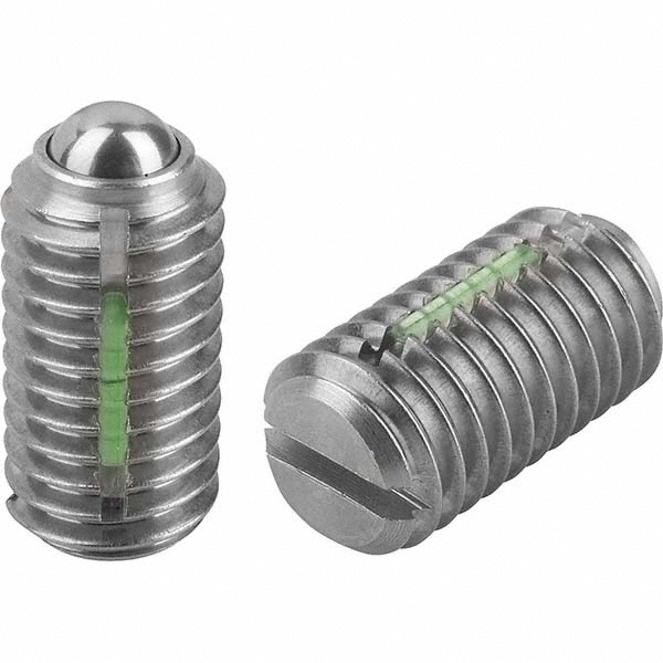 KIPP - Threaded Ball Plunger: 10-32, 0.1181" Ball Dia, 0.4724" Body ...