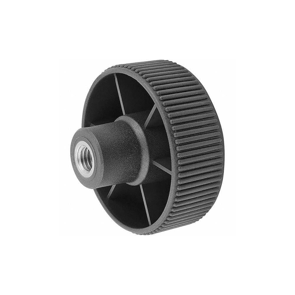 KIPP - M10, 14mm Hole, 50mm Diam Knurled Knob | MSC Direct