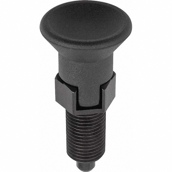 KIPP - 3/4-10, 23mm Thread Length, 10mm Plunger Dia, Locking Pin Knob ...