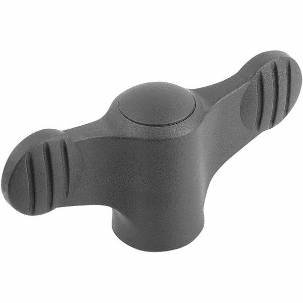 KIPP - M4 Hole Thread, 38mm Head Length, Female Insert Bar / Wing Knob | MSC Direct