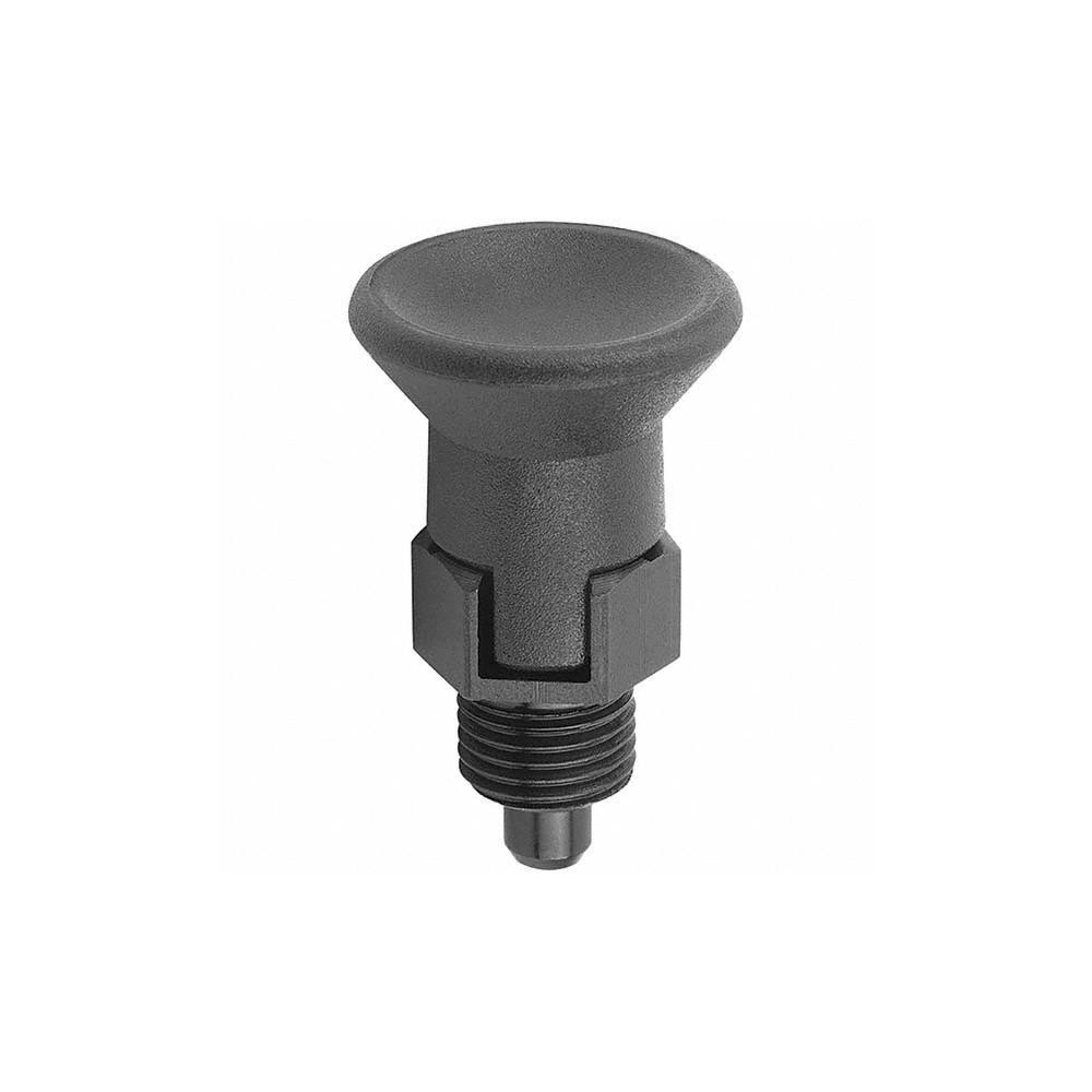 KIPP - M8x1, 6mm Thread Length, 4mm Plunger Dia, Hardened Locking Pin ...