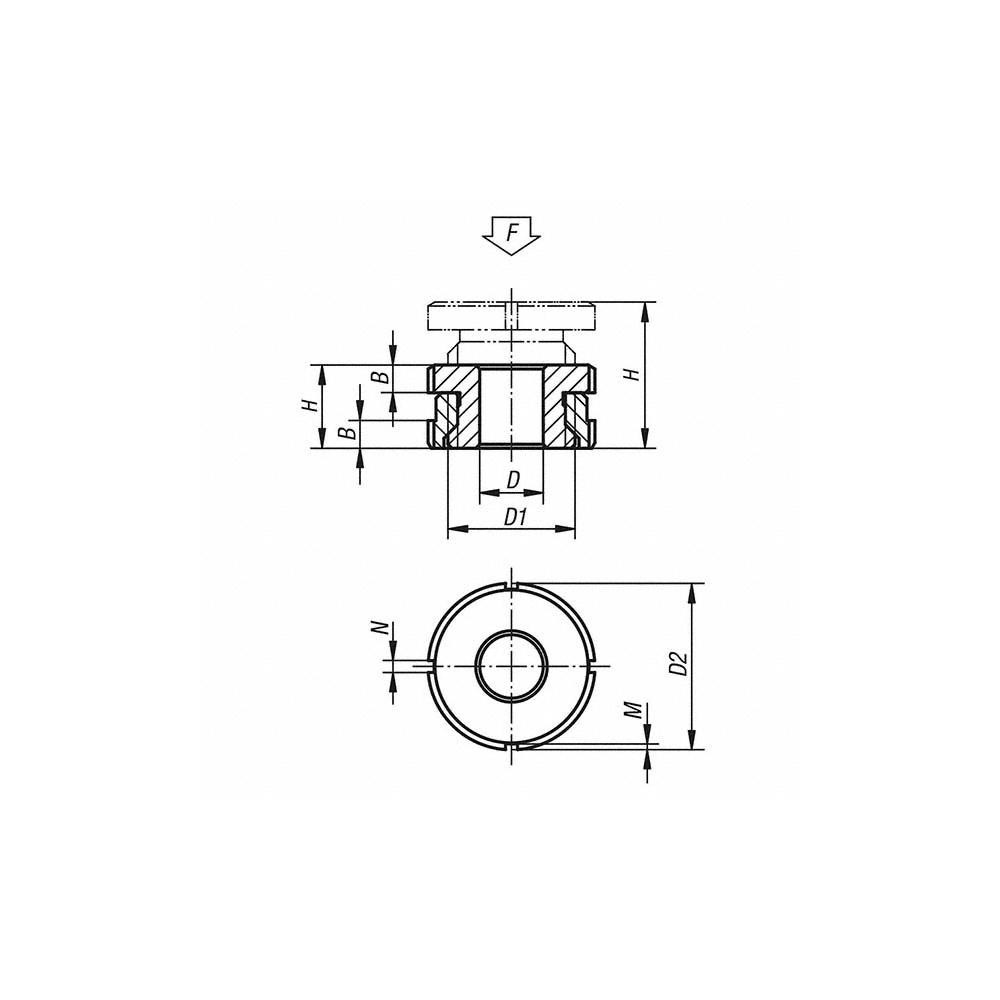 KIPP - Height Adjustment Bolt | MSC Direct