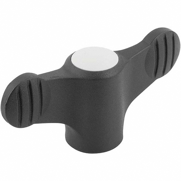 KIPP - M8 Hole Thread, 75mm Head Length, Female Insert Bar / Wing Knob | MSC Direct