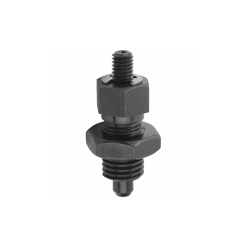 KIPP - M20x1.5, 25mm Thread Length, 10mm Plunger Dia, Hardened Locking ...