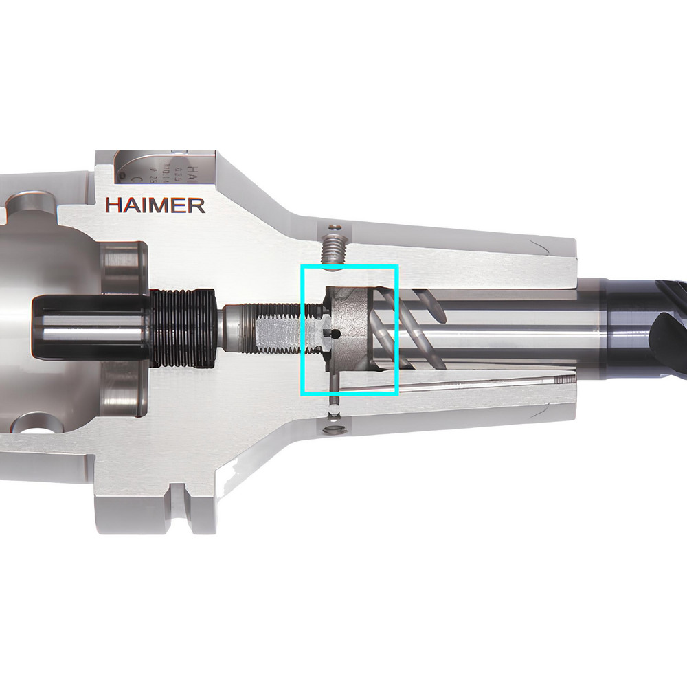 HAIMER - Shrink-Fit Tool Holder & Adapter: HSK50A Taper Shank, 0.1181 ...