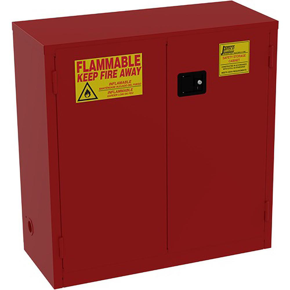 Jamco - Flammable & Hazardous Storage Cabinets: 30 gal Drum, 2 Door, 2 ...