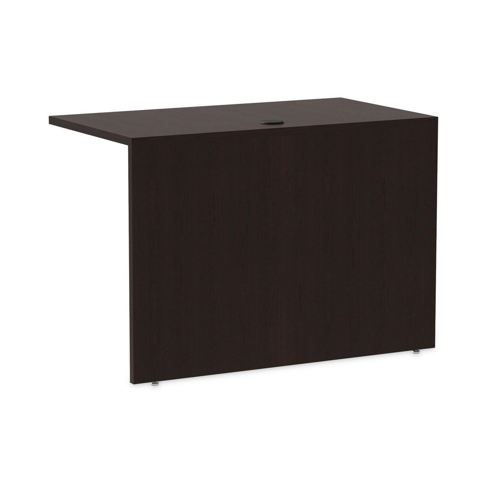 ALERA - Desk: Textured Woodgrain Laminate, Espresso | MSC Direct