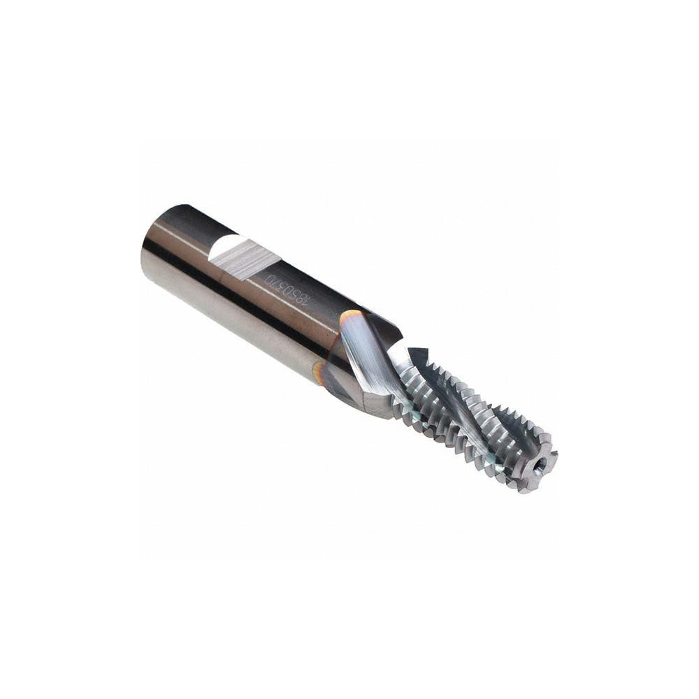Emuge - Straight Flute Thread Mill: Internal, 3 Flutes, Solid Carbide ...