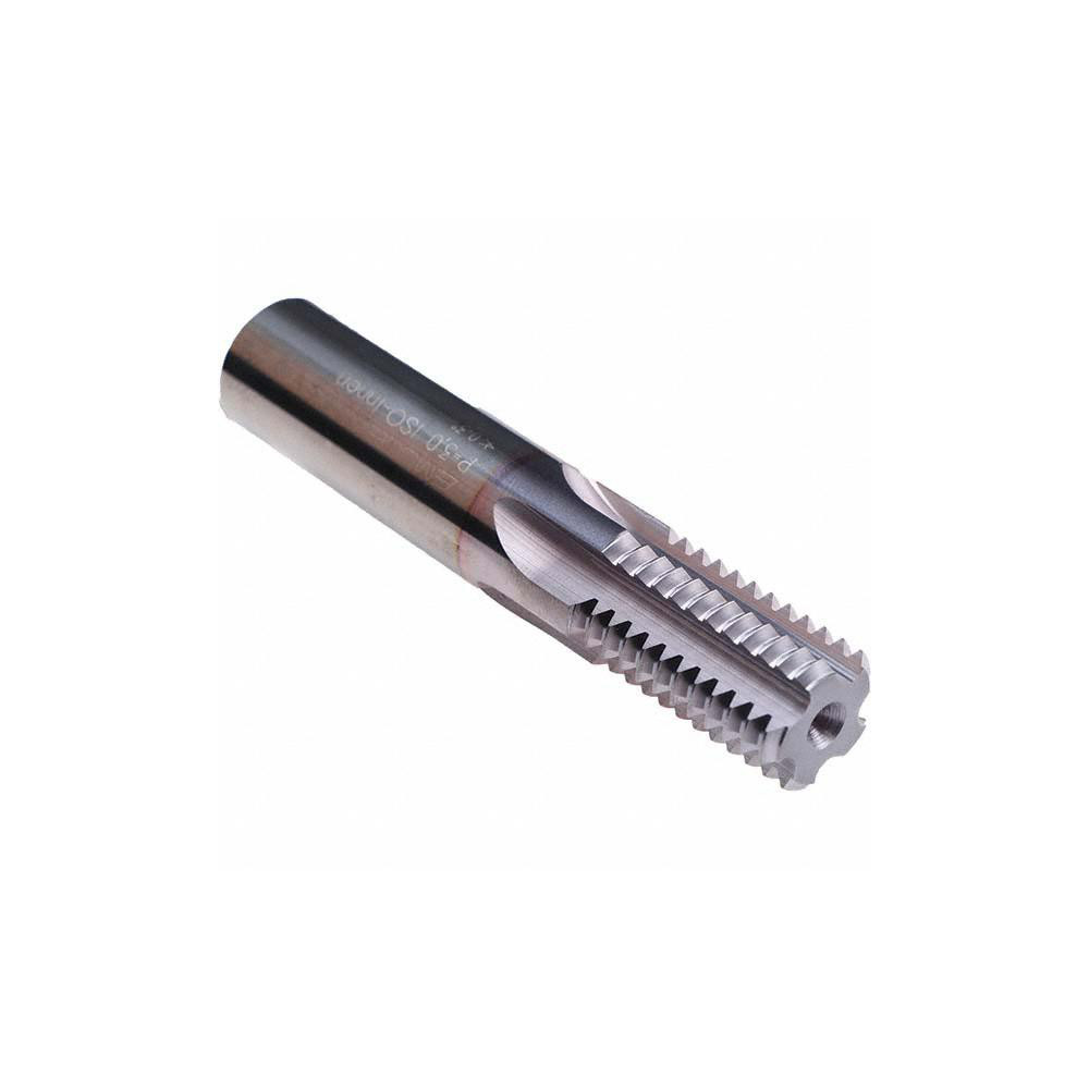 Emuge - Straight Flute Thread Mill: Internal, 5 Flutes, Solid Carbide ...