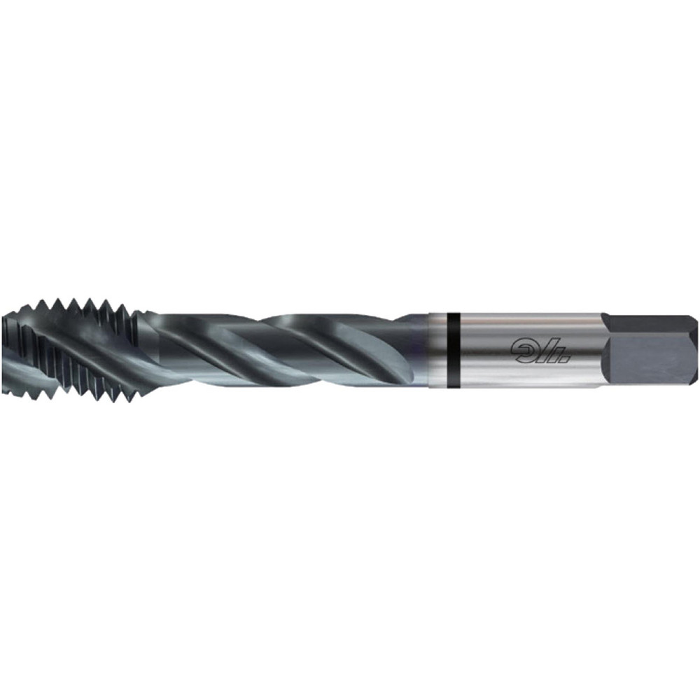 YG-1 - Spiral Flute Tap: #10-32, UNF, 3 Flute, Modified Bottoming ...