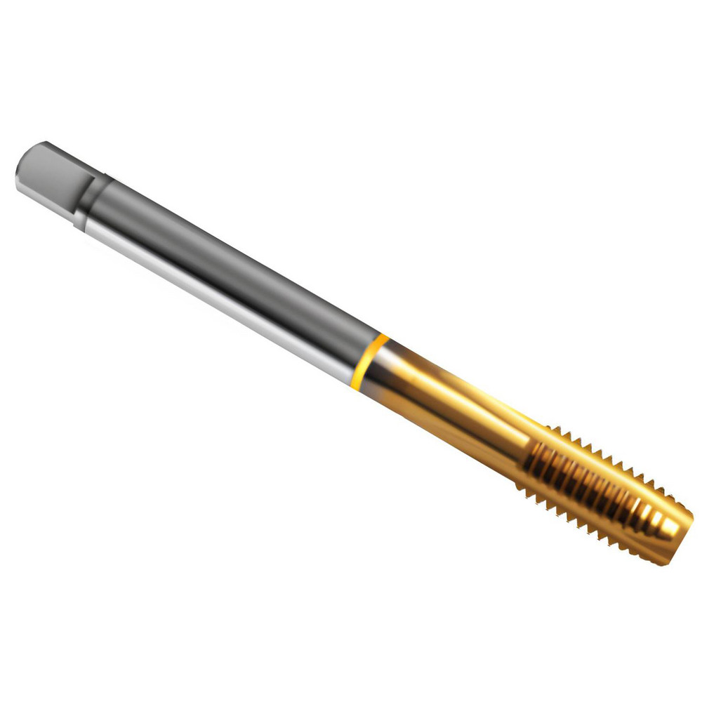 Guhring - Spiral Point Tap: M24x2 Metric Fine, 4 Flutes, Plug Chamfer, 6H Class of Fit, HSS, TiN ...