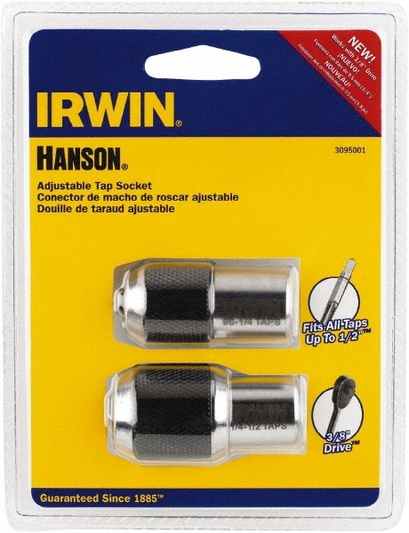 Irwin Hanson - 3/8" Tap Square Size, #0 to 1/4" Tap, - 52378932 - MSC ...