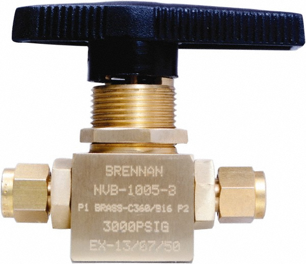 Brennan - Manual Ball Valve: 1/4" Pipe | MSC Direct