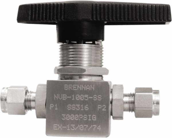 Brennan - 2-Way Manual Ball Valve: 1/4" Pipe | MSC Direct