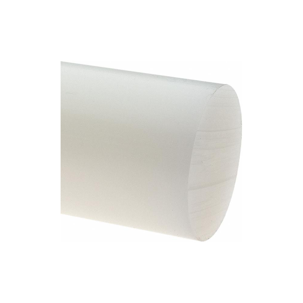 Value Collection - Plastic Rod: Polyethylene, 8' Long, 2" Dia, White ...