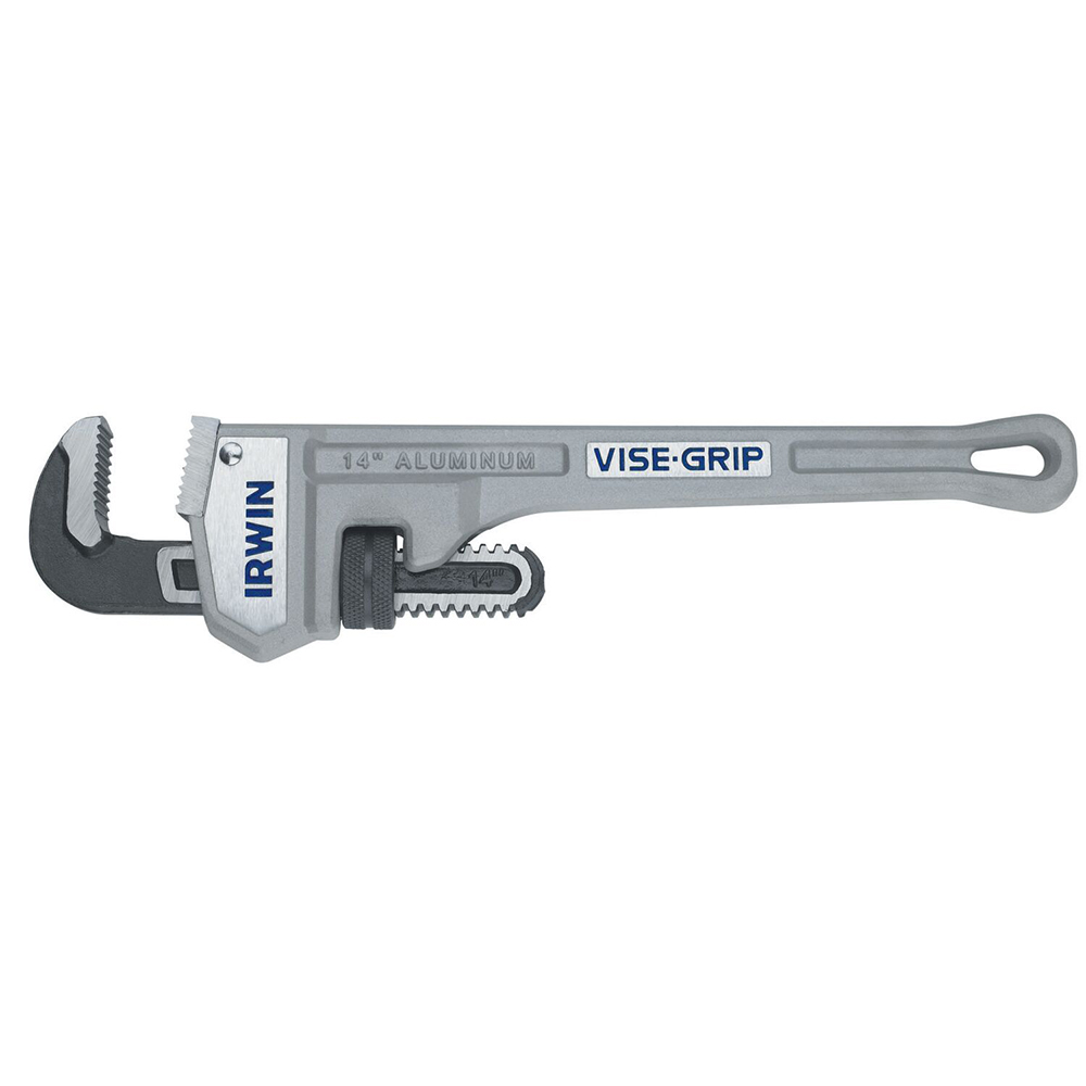 Irwin - Straight Pipe Wrench: 3 to 3", 24" OAL, Aluminum | MSC Direct