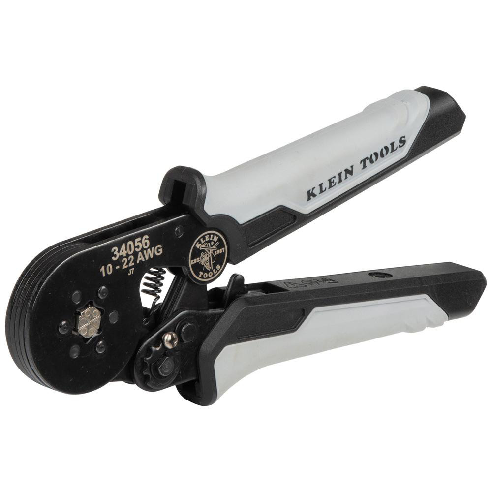 Klein Tools - Crimpers: Handle Style: Dual Material; Type: Ratcheting ...