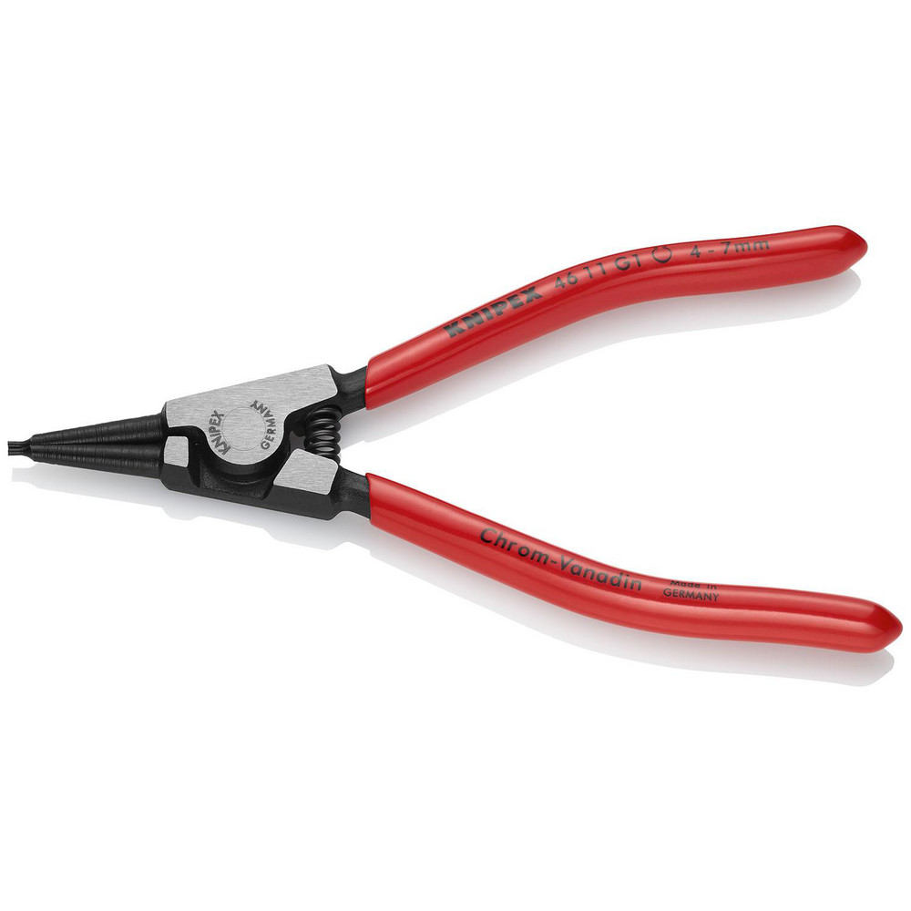 Knipex - Retaining Ring Pliers: Type: Fitting Grip Rings; Tip Angle: 0 ...