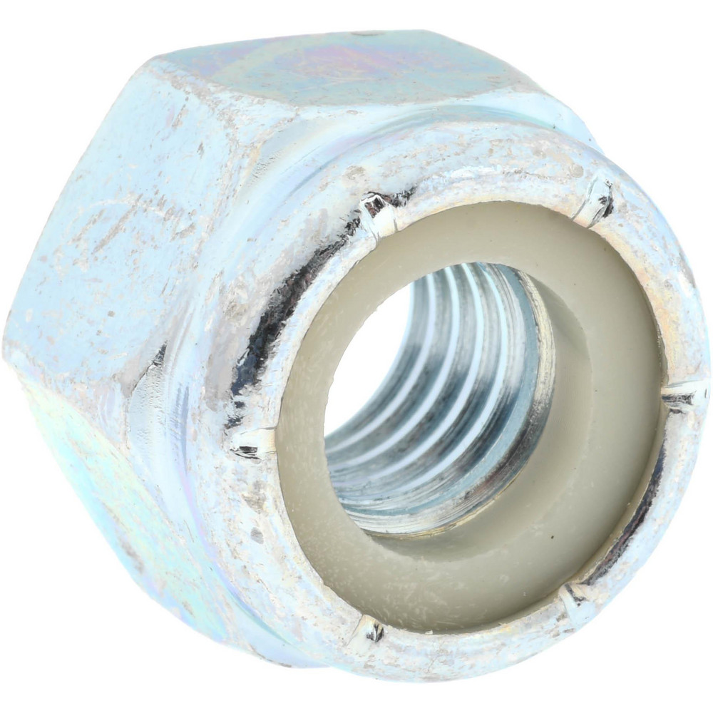 Value Collection - Hex Lock Nut: Insert, Nylon Insert, 1/2-13, Grade 5 ...