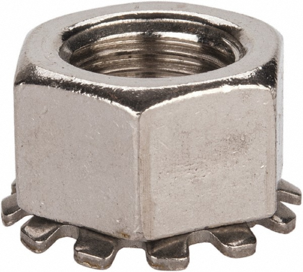 Value Collection - 3/8-16, Zinc Plated, Steel Hex Nut with External ...